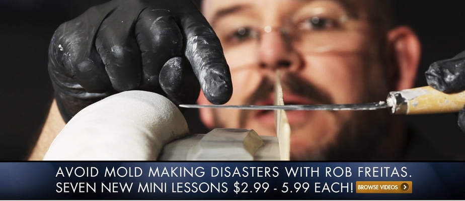 New Mini Lessons! How to Make a Mold! | Stan Winston School of ...