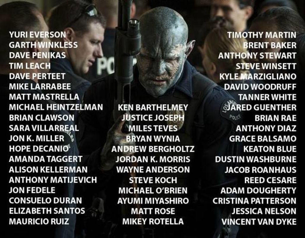 Cops and Orcs! Creating an army of orcs for the Will Smith-starring ...