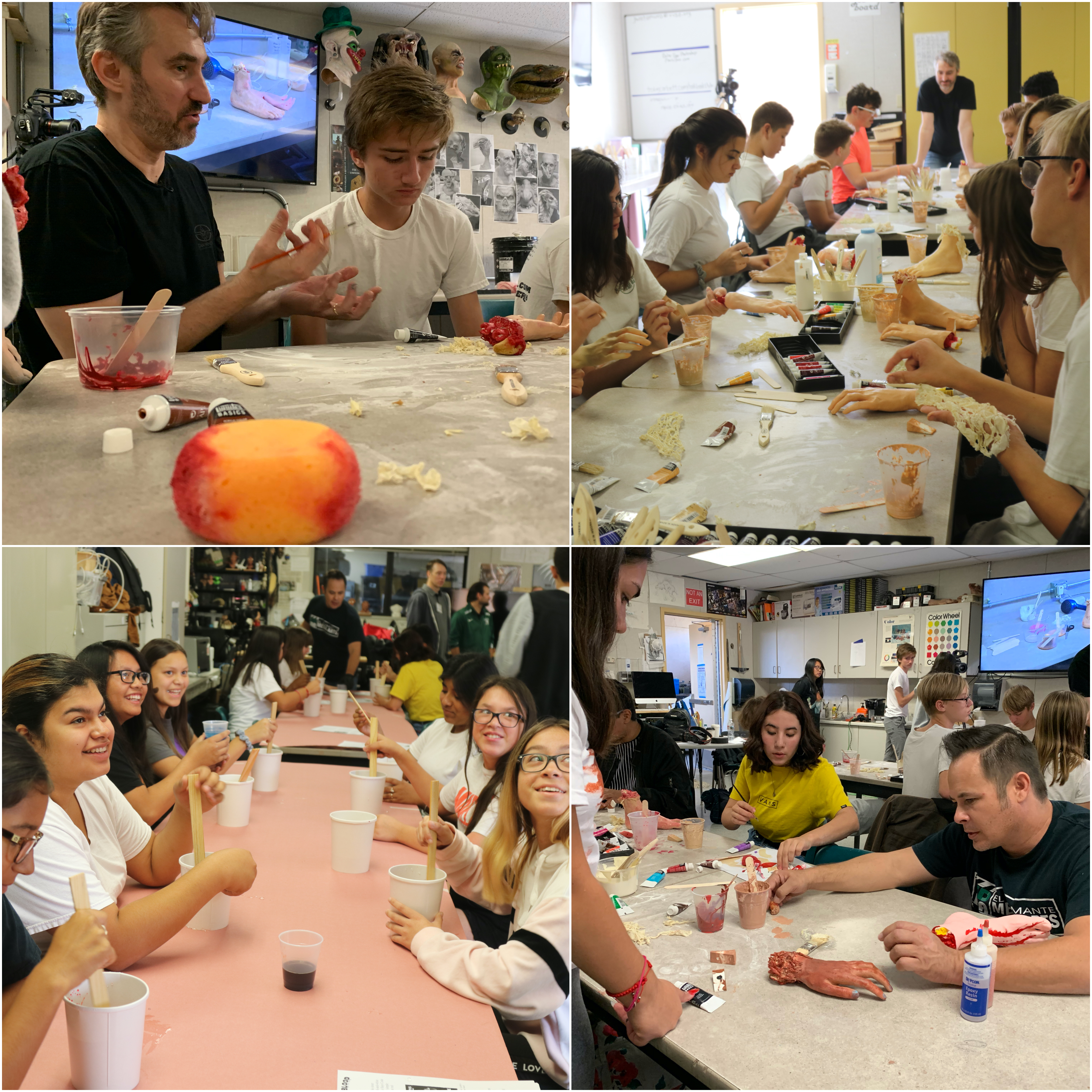 Monster High - Learning Blood FX at El Diamante High School | Stan ...