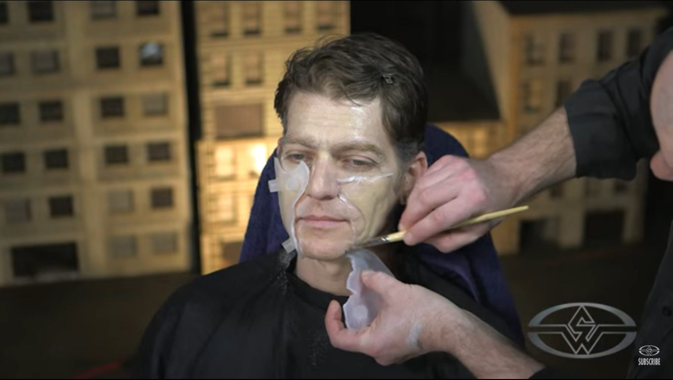 Silicone Transfer Makeup - How to Glue Down and Blend Edges | Stan ...