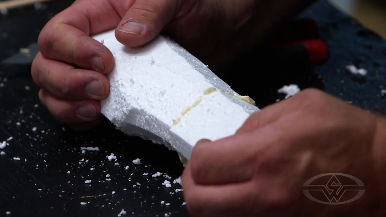 Styrofoam Prop Making - How to Repair a Broken Piece & Check the ...