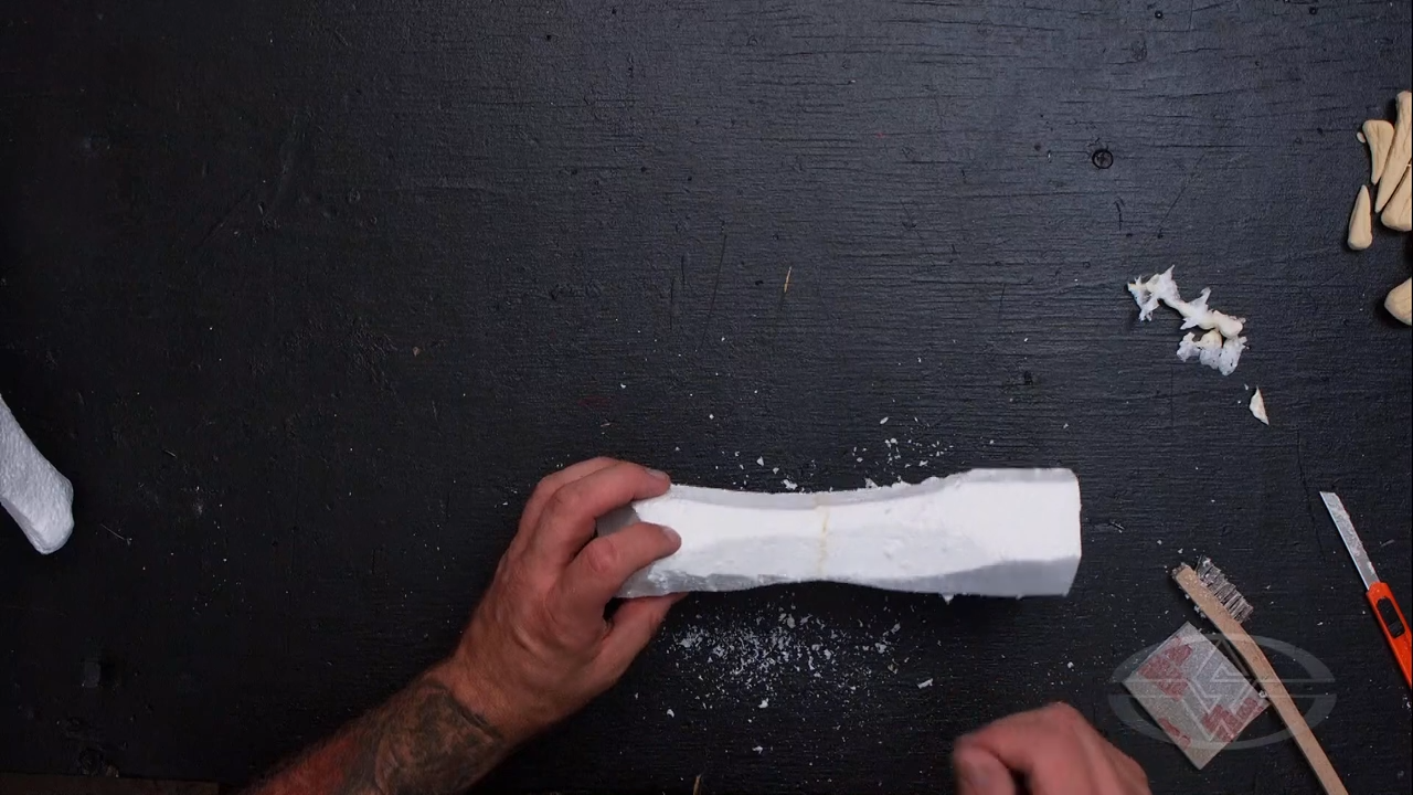 Styrofoam Prop Making - How to Repair a Broken Piece & Check the ...