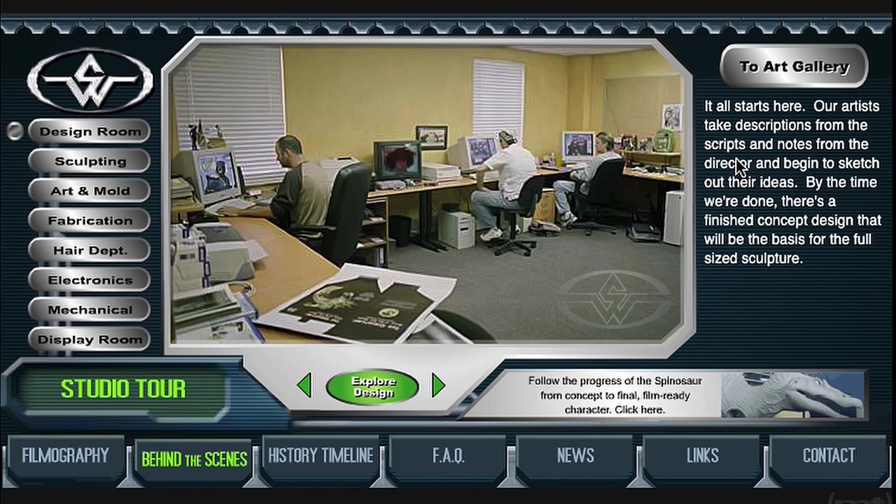 Building the Classic Stan Winston Studio Website | Stan Winston School ...