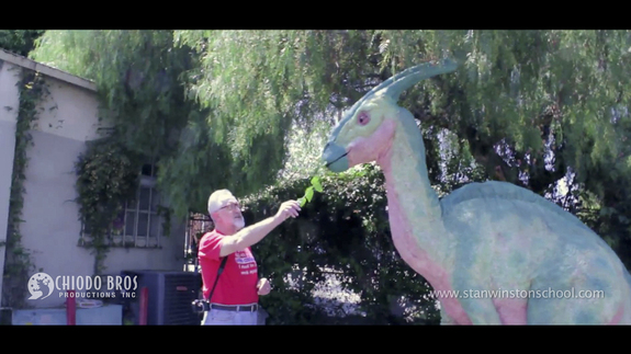 Parasaurolophus Dinosaur "Lily" by the Chiodo Bros. & Santa Barbara Zoo ...