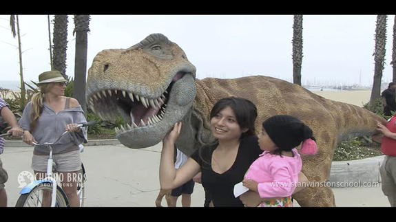 Parasaurolophus Dinosaur "Lily" by the Chiodo Bros. & Santa Barbara Zoo ...