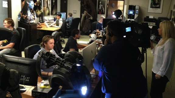 Monsters on the News! - KTLA's Allie Mac Kay Visits the Creature FX ...