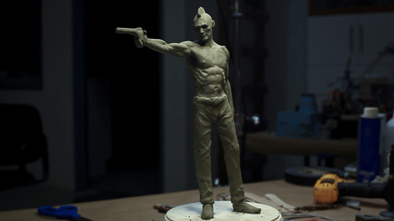 Sculpture Techniques - How to sculpt a humanoid maquette in clay with ...