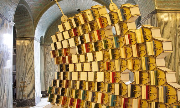 Books that read you - Check out this animatronic wall of interactive ...