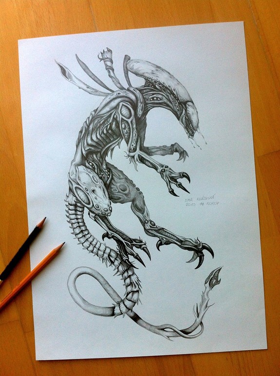 15-Year-Old Art Prodigy Draws Birds, Creatures and Monsters | Stan ...