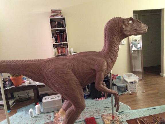 Dinosaur Art Contest Winner Announced: Blue Raptor by Trent Taft | Stan ...