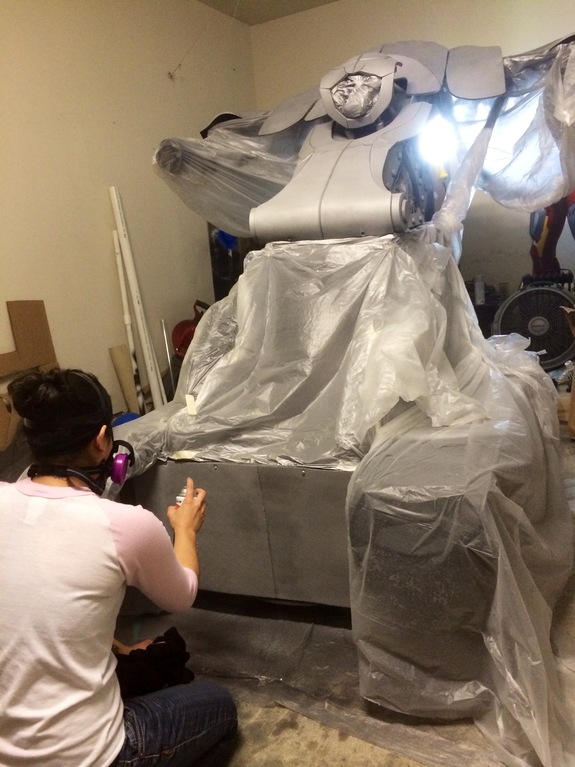 How we made a Terminator T-1 Tank with a wheelchair, PVC pipe ...