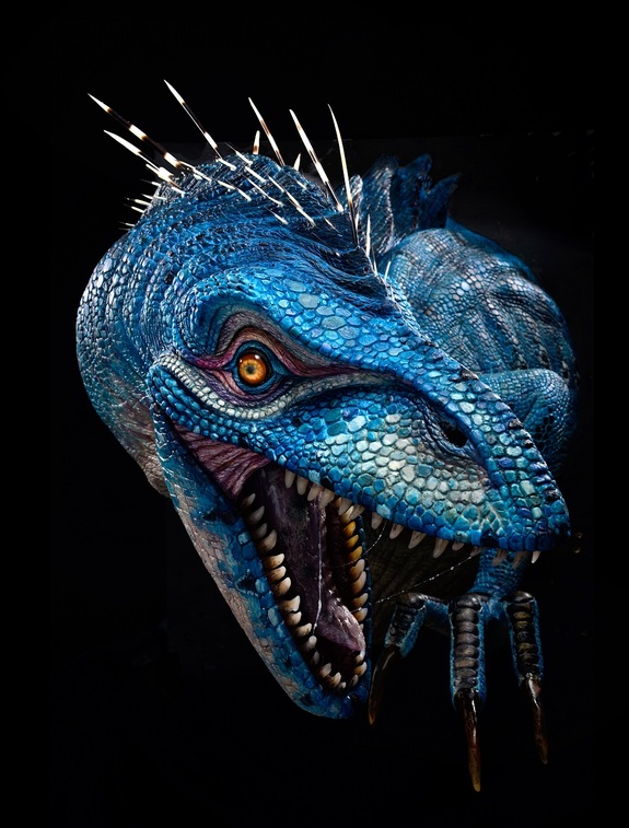 Dino Art Contest Winner: BLUE RAPTOR by Trent Taft - ARTIST SPOTLIGHT ...