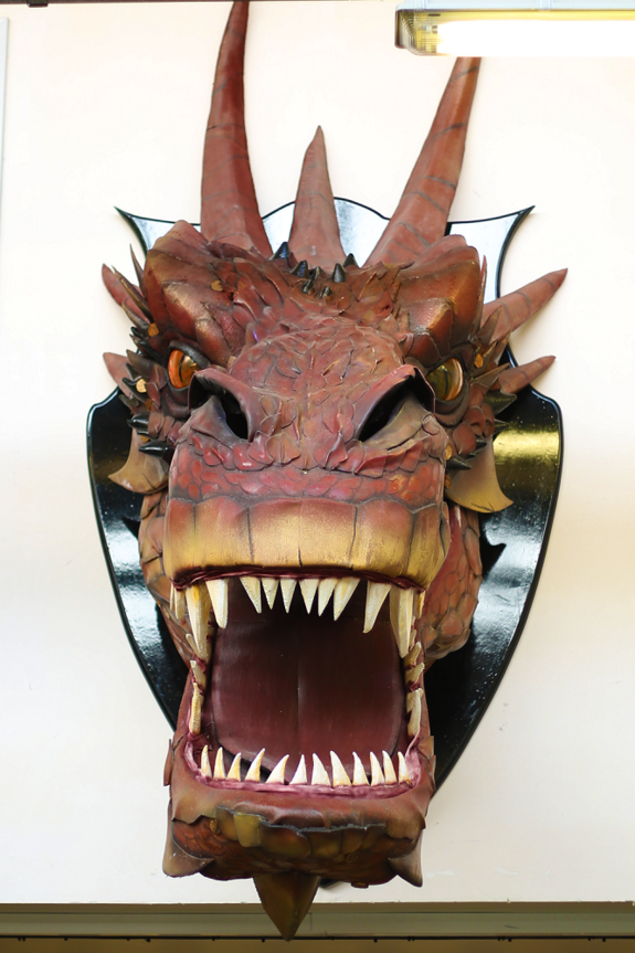 Building Smaug Puppet Head at Northbrook College, UK | Stan Winston ...