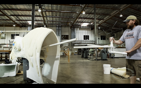 Make a Dinosaur - T-Rex Foam Fabrication - Part Two with Ted Haines ...