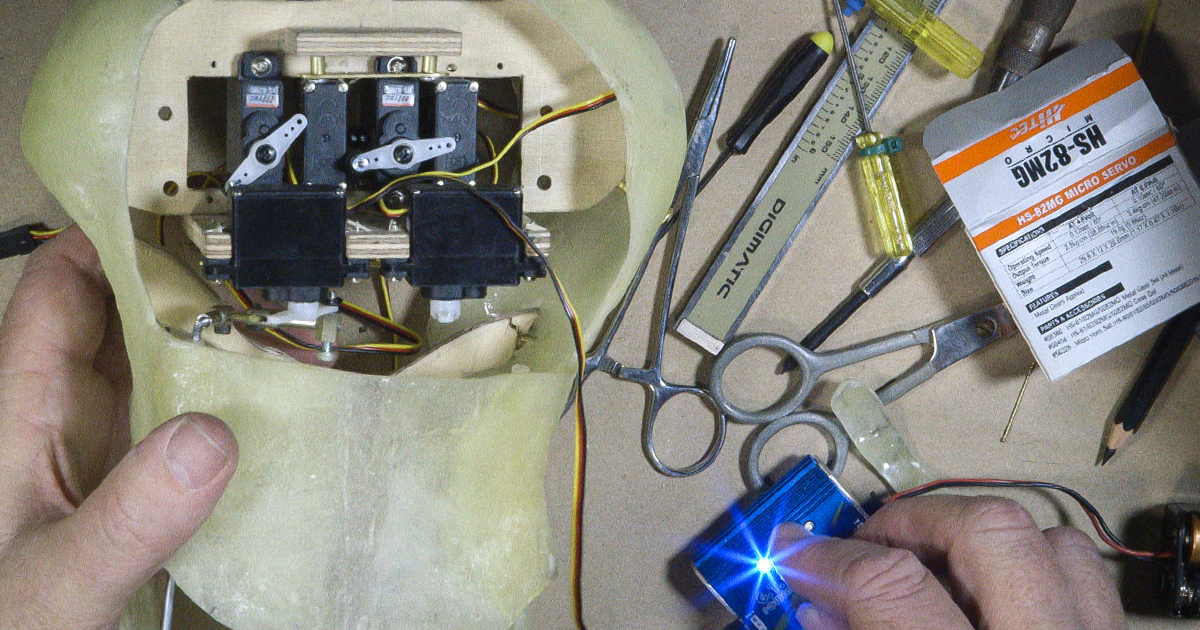 How to Build an Animatronic Head Part 3 - Eyebrow & Jaw Mechanisms ...