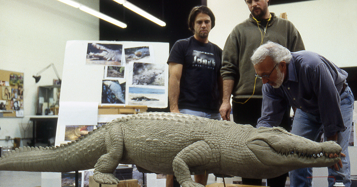 Lake Placid - Building the 30-Foot Animatronic Crocodile | Stan Winston ...
