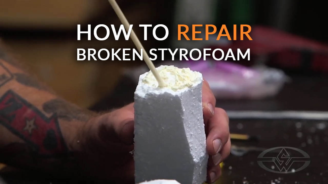 Styrofoam Prop Making - How to Repair a Broken Piece & Check the ...