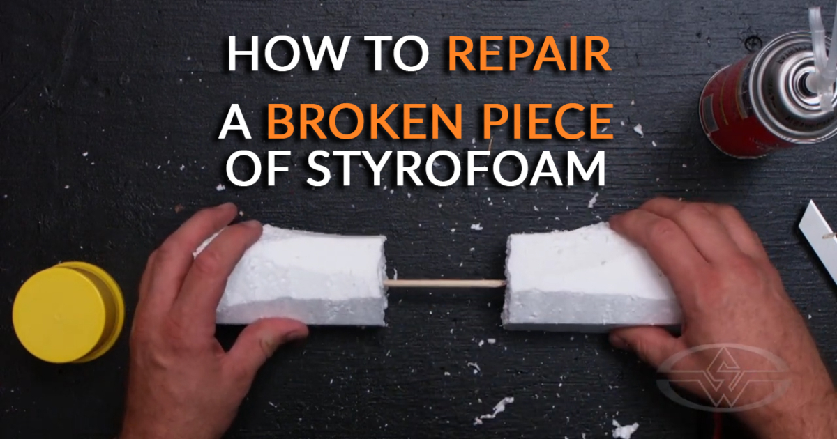 Styrofoam Prop Making - How to Repair a Broken Piece & Check the ...