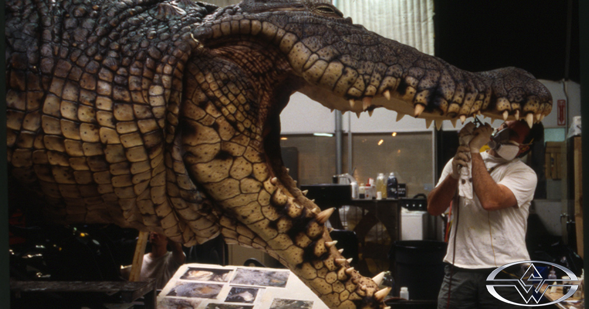 Lake Placid - Building the 30-Foot Animatronic Crocodile | Stan Winston ...
