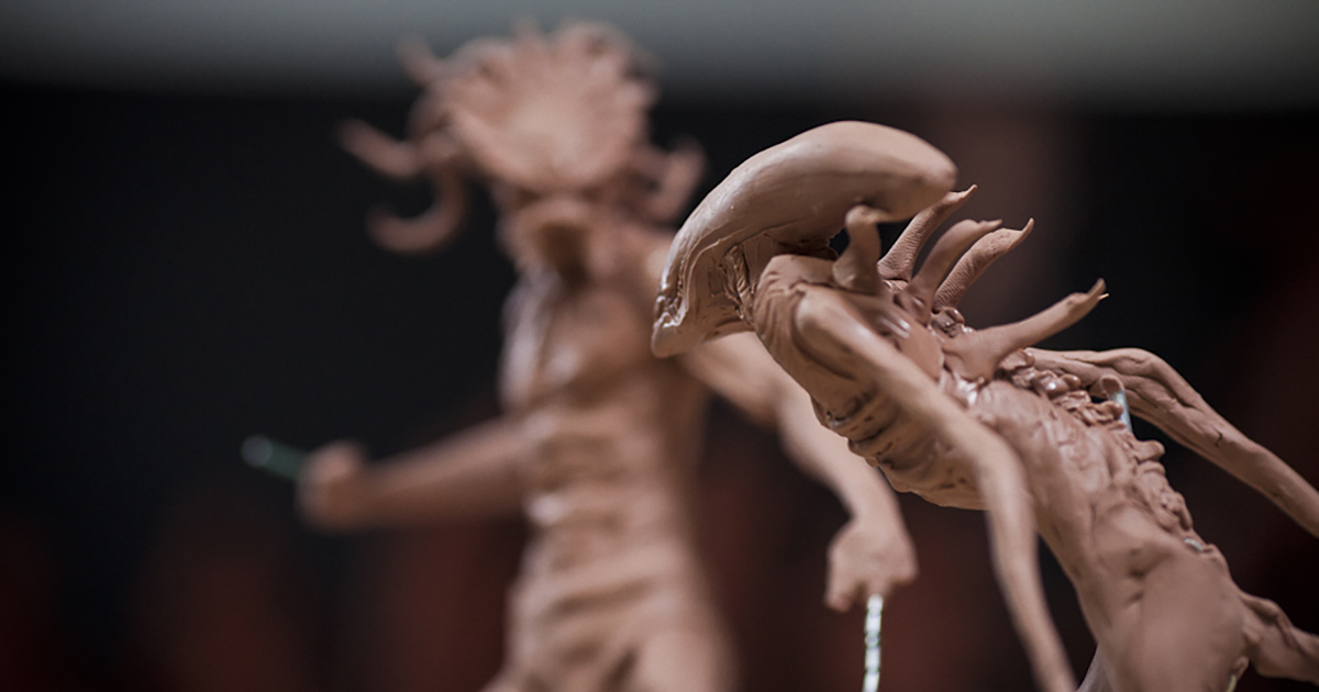 How to Sculpt Predator: Sculpting Texture & Refining the Pose | Stan ...